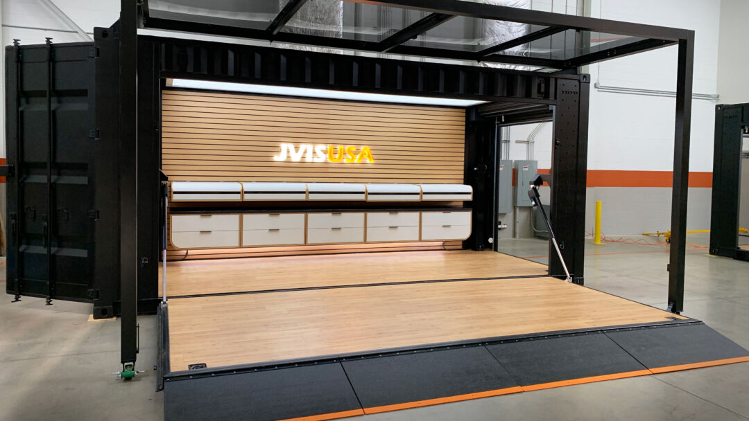 JVIS USA Mobilizes Auto Parts | Custom Shipping Container | BoxPop.com